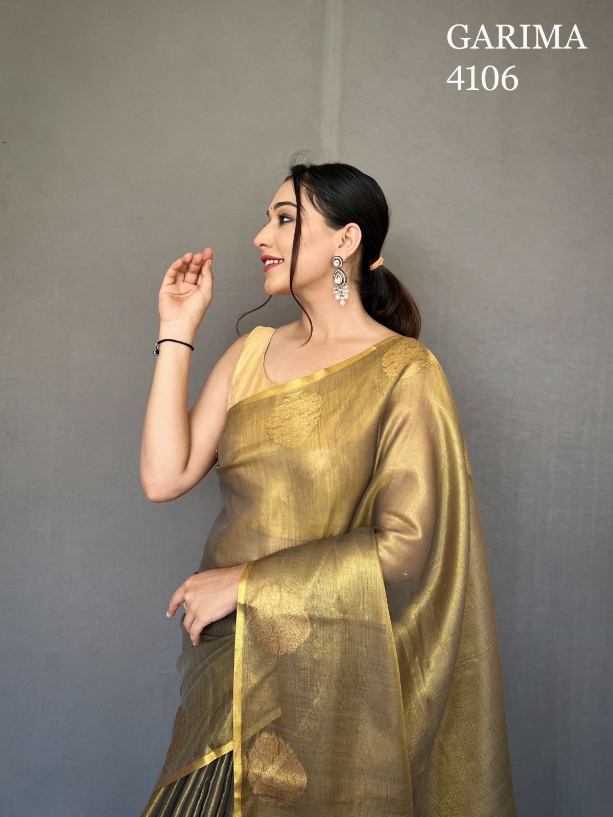 GARIMA BY FASHION LAB JACQUARD ZARI WEAVING SAREE WITH JACQUARD WEAVING ...