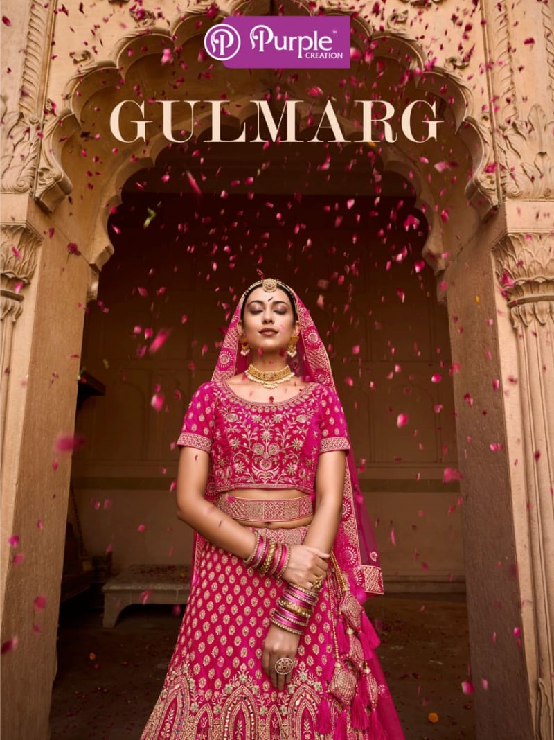 Gulmarg By Purple Creation Designer Wedding Lehenga choli Wholesaler in ...