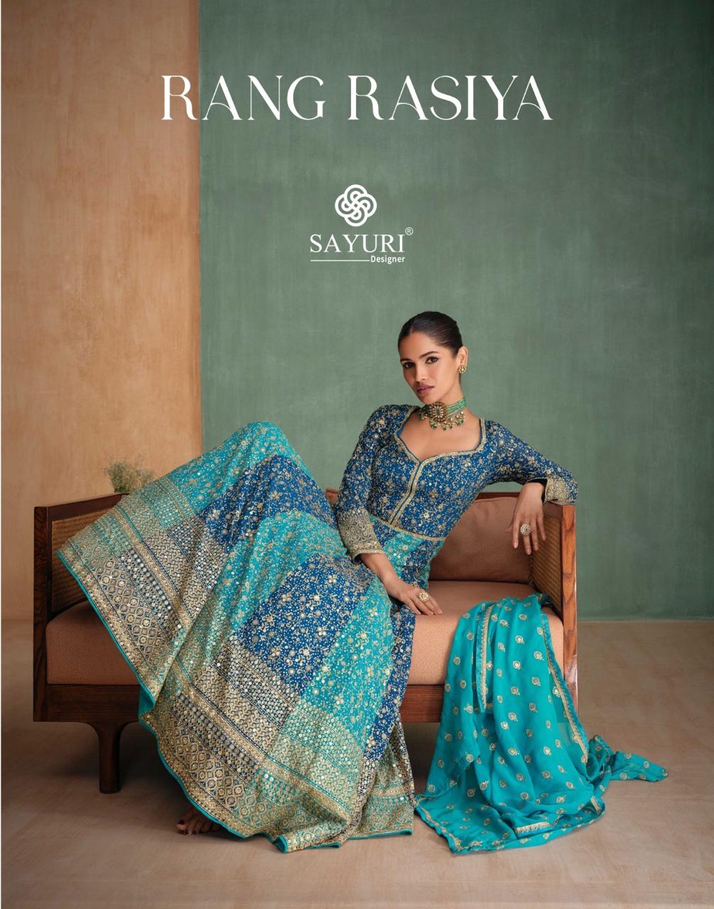 RANG RASIA BY SAYURI DESIGNER PARTY GOWN COLLECTION WHOLESALER IN SURAT ...