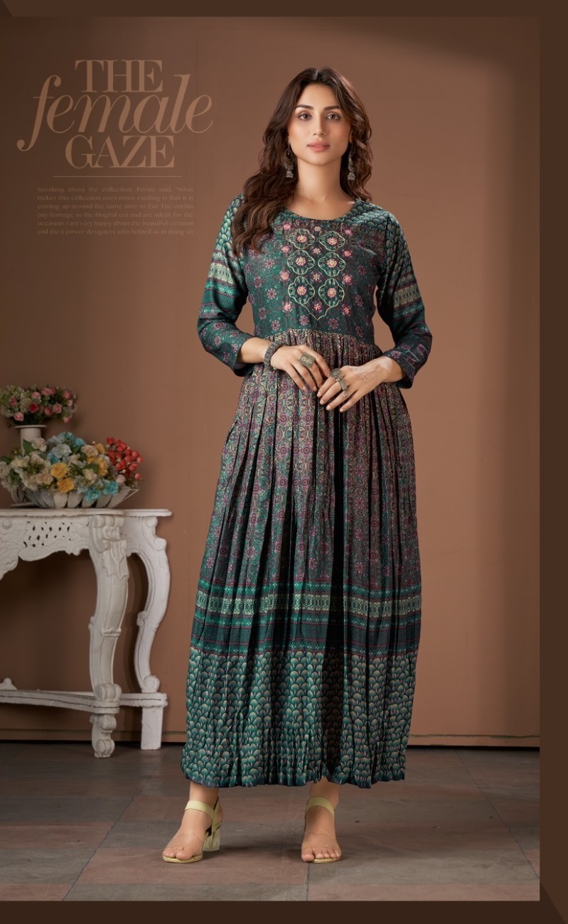 Mig By Amoha Designer Flared Kurti Collection Amoha Wholesale Kurti Catalog