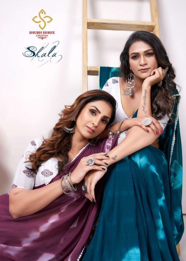 Shalu By Shubh Shree Fancy Printed Saree Collection Shubh Shree ...